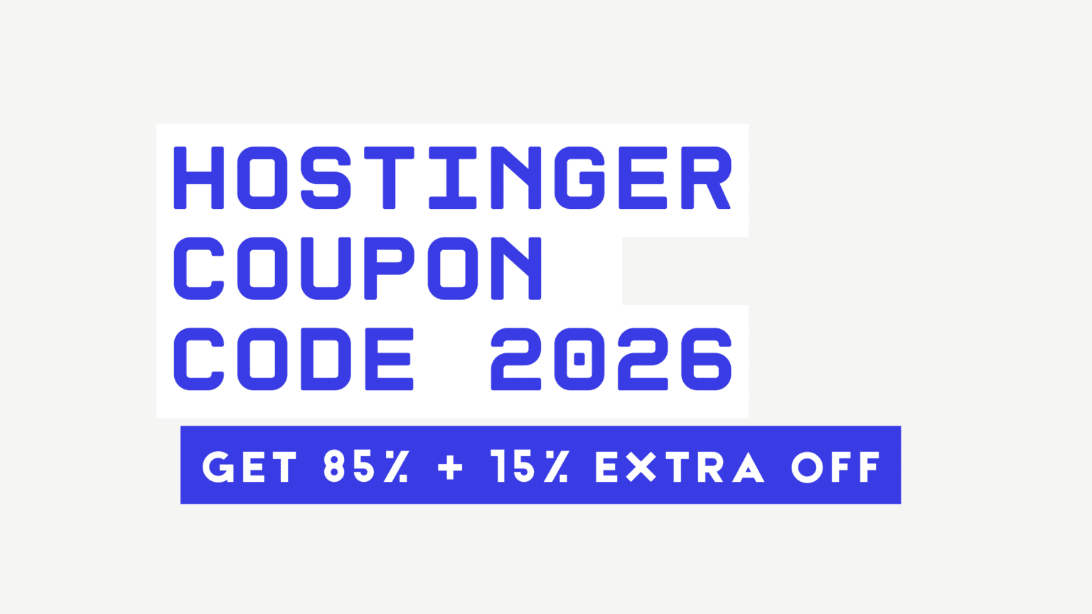 Hostinger Coupon Code: Up to 81% Off (May 2026)